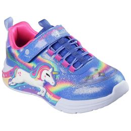 Skechers M&auml;dchen Sneaker &raquo;UNICORN CHASER&laquo; Blinkschuh mit Einhorn, Gr&ouml;&szlig;enschablone zum Download bunt 36