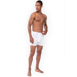 Mey Herren Lange Unterhose &raquo;Noblesse&laquo; Aufgesetzter Webbund, super soft wei&szlig; XL