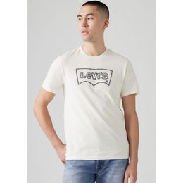 Levi's Levi's Herren T-Shirt &raquo;CREWNECK TEE&laquo; mit Logo-Front-Print beige S