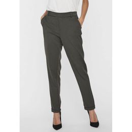 V&eacute;ro Moda Vero Moda Damen Anzughose &raquo;VMMAYA MR LOOSE SOLID PANT NOOS&laquo; kn&ouml;chelfreie Form mit Saumaufschlag grau XS, L&auml;nge 30