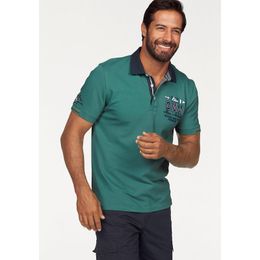 MAN'S WORLD Man's World Herren Poloshirt Kurzarm, mit Polokragen, f&uuml;r sportliche Aktivit&auml;ten gr&uuml;n S (44/46)