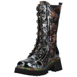 Laura Vita Damen Laura Vita Schn&uuml;rstiefel &raquo;Laura Vita Stiefel Leder&laquo; schwarz 38