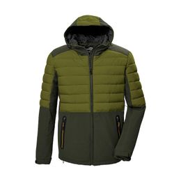 Killtec Herren Funktionsjacke &raquo;KOW 3 MN JCKT&laquo; Herren Funktionsjacke, wasser- und windabweisend, Colourblock Design gr&uuml;n XL
