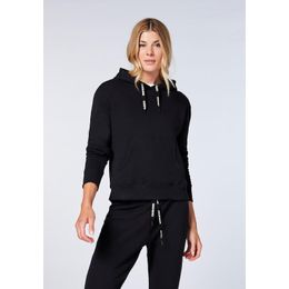 Chiemsee Damen Kapuzensweatshirt schwarz M (38)