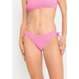 Lscn By Lascana Damen LSCN by LASCANA Bikini-Hose &raquo;Lou&laquo; aus trendiger Strukturware rosa M, N-Gr