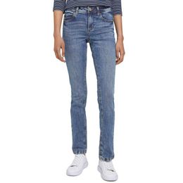 Tom Tailor Damen Tom Tailor Straight-Jeans &raquo;Alexa Straight&laquo; in 5-Pocket-Form blau 28, L&auml;nge 30