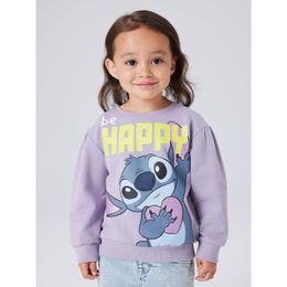 name it Damen Sweatshirt &raquo;NMFDIDI STITCH SWEAT UNB NOOS WDI&laquo;, mit Glitzerprint f&uuml;r einen funkelnden und coolen Loo 98
