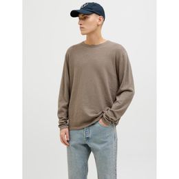Jack & Jones Jack & Jones Herren Rundhalspullover &raquo;JJESUMMER KNIT CREW NECK SN&laquo; mit Rundhalsausschnitt gr&uuml;n M