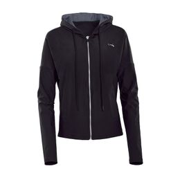 WINSHAPE Damen Trainingsjacke &raquo;Functional Comfort Jacket J008C&laquo; mit Ton-in-Ton-Farbakzent grau L