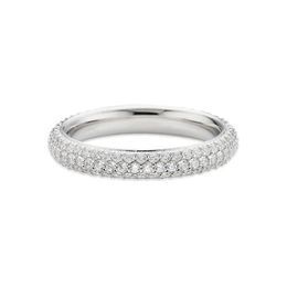 Bruno Banani Damen Fingerring &raquo;Schmuck Geschenk Silber 925 Damenring black-white&laquo; mit Zirkonia (synth.) silber