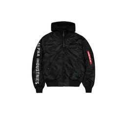 Alpha Industries Damen Bomberjacke &raquo;MA-1 D-Tec Sleeve Embroidery&laquo; schwarz S