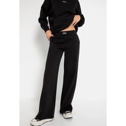 Lscn By Lascana Damen LSCN by LASCANA Sweatpants extra weiche Sweatware schwarz 44/46, N-Gr