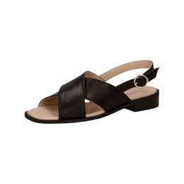 Caprice Damen Riemchensandale &raquo; Sandalen Leder&laquo; schwarz 38
