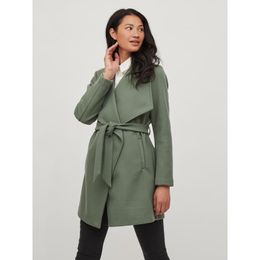Vila Damen Kurzmantel &raquo;VICOOLEY COLLAR BELT COAT - NOOS&laquo; gr&uuml;n 34