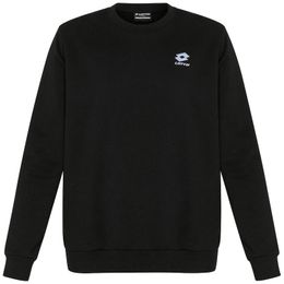 Lotto Herren Lotto Sweatshirt, - in sportlich-schlichtem Design schwarz S (44/46)