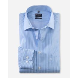 OLYMP Herren OLYMP Businesshemd &raquo;Luxor modern fit&laquo; blau 39, N-Gr