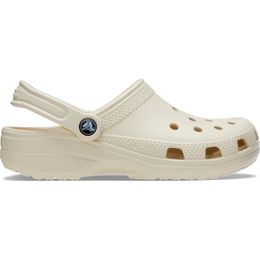 Crocs Damen Clog &raquo;Classic&laquo; Sommerschuh, Gartenschuh, Poolslides, mit typischem Logo beige 39