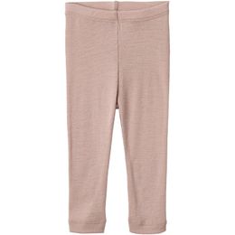 Wheat Jungen Wheat Leggings &raquo;Wool Leggings Agi&laquo; aus reiner Merinowolle rosa 74, N-Gr