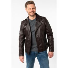 Mauritius Herren Lederjacke &raquo;MMRibano SF&laquo; mit Reverskragen L Trachtenmode
