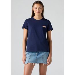 Levi's Levi's Damen T-Shirt &raquo;THE PERFECT TEE&laquo; mit Batwing-Logoprint blau XS (34)