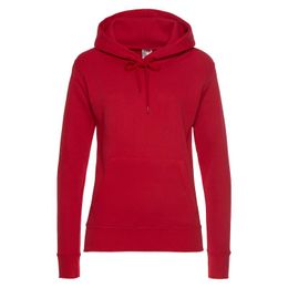 Fruit of the Loom Damen Fruit of the Loom Kapuzensweatshirt &raquo;Classic hooded Sweat Lady-Fit&laquo;, mit K&auml;ngurutaschen rot S (36)