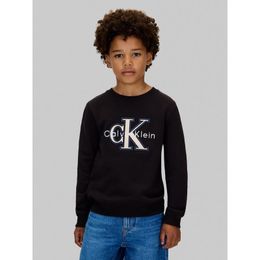 Calvin Klein Jeans Jungen Sweatshirt &raquo;FESTIVE MONO SWEATSHIRT&laquo;, f&uuml;r Kinder bis 16 Jahre, Applikation 4 (104)