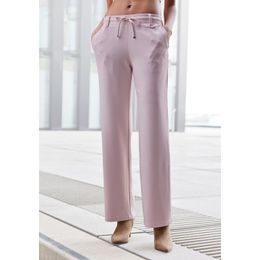 Lascana Damen Lascana Homewearhose in weich flie&szlig;endem Material, Loungewear rosa 32/34, N-Gr