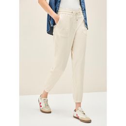 Cecil Herren Cargohose &raquo;Style Tracey&laquo; mit elastischer Bund mit Tunnelzug beige XL (44), L&auml;nge 28