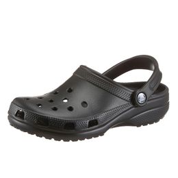 Crocs Damen Clog &raquo;Classic&laquo; Sommerschuh, Gartenschuh, Poolslides, mit typischem Logo schwarz 46