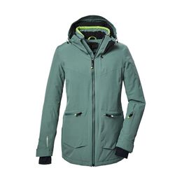 Killtec Damen Skijacke &raquo;KSW 38 WMN SKI JCKT&laquo; Atmungsaktive, wasserdichte Skijacke mit Schneefang grau 36