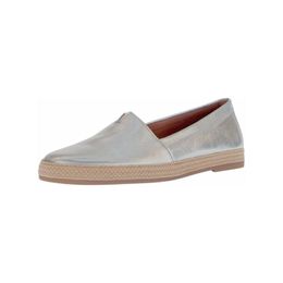Gabor Damen Espadrille &raquo; Halbschuhe Leder&laquo; silber 39
