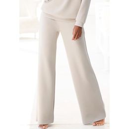 French Connection Damen Loungehose mit weitem Bein, Loungewear beige 32/34, N-Gr