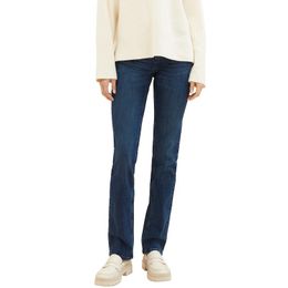 Tom Tailor Damen Tom Tailor Straight-Jeans &raquo;Alexa Straight&laquo; in 5-Pocket-Form blau 33, L&auml;nge 32