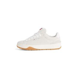 Tommy Jeans Damen Plateausneaker &raquo;TJW SKATE SNEAKER&laquo; , Freizeitschuh, Halbschuh, Schn&uuml;rschuh mit gepolstertem Schaftrand grau 38