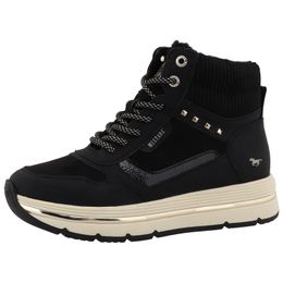 Mustang Shoes Damen Winterboots &raquo;Noelle&laquo; Plateausneaker, Winterboots mit Warmfutter schwarz 38