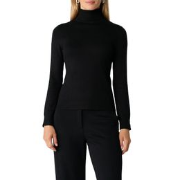 comma, Comma Damen Strickpullover mit &Auml;rmelschlitzen schwarz 42