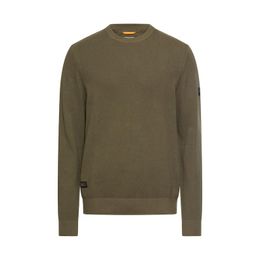 Camel Active Herren Camel Active Strickpullover unifarben und aus reiner Baumwolle XXL