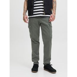 Jack & Jones Jack & Jones Herren Cargohose &raquo;JPSTACE ARTHUR DOBBY CARGO SN&laquo; grau 32, L&auml;nge 30