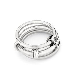 Liebeskind Berlin Damen Fingerring &raquo;Schmuck Geschenk Edelstahl The Layer-Ring&laquo; silber