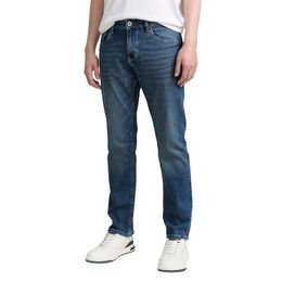 Tom Tailor Herren Tom Tailor Straight-Jeans &raquo;MARVIN&laquo; im Five-Pocket Style blau 33, L&auml;nge 32