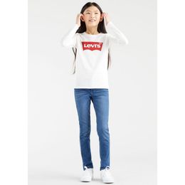 Levi's Kids M&auml;dchen Levi's Kids Langarmshirt &raquo;LS BATWING TEE&laquo; mit Logo Print for GIRLS rot 2/92