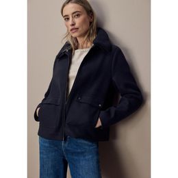 Street One Damen Street One Kurzjacke ohne Kapuze Abnehmbarer Kragenbesatz 44