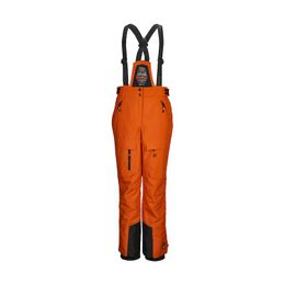 Killtec Jungen Skihose &raquo;KSW 204 BYS SKI PNTS&laquo; Wasserdichte, atmungsaktive Skihose mit verstellbarem Latz und Tr&auml;gern braun 176, Normalgr&ouml;&szlig;en