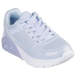 Skechers M&auml;dchen Sneaker &raquo;UNO LITE 2.0&laquo; , Schn&uuml;rschuh mit farbl. Keilsohle, Gr&ouml;&szlig;enschablone zum Download blau 27