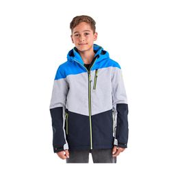 Killtec Jungen Skijacke &raquo;KSW 161 BYS SKI JCKT&laquo; Wasserdichte, atmungsaktive Skijacke mit abnehmbarer Kapuze blau 164