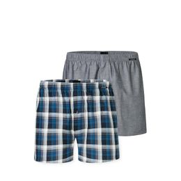 Schiesser Herren Weiter Boxer &raquo;Boxershorts Multipacks&laquo; 2er Pack, mit Eingriff, Gummizug 7