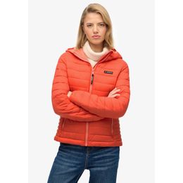 Superdry Damen Steppjacke &raquo;HOODED FUJI LITE PADDED JACKET&laquo; mit Kapuze rot XL