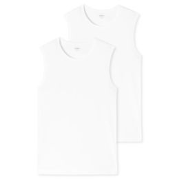 uncover by Schiesser Herren uncover by Schiesser Tanktop &raquo;Uncover Cotton&laquo; 2er Pack, Cotton-Mix, elastisch, breite Tr&auml;ger, Doppelpack M