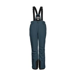 Killtec Damen Skihose &raquo;KSW 249 WMN SKI PNTS&laquo; Wasser- und winddicht, abnehmbare Tr&auml;ger, verstellbare Taille blau 40, Normalgr&ouml;&szlig;en
