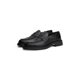 Tommy Hilfiger Herren Slipper &raquo;HILFIGER COMFORT LWT LTH LOAFER&laquo; , Abendschuh, Loafer, Businessschuh mit abgesteppter Naht schwarz 40